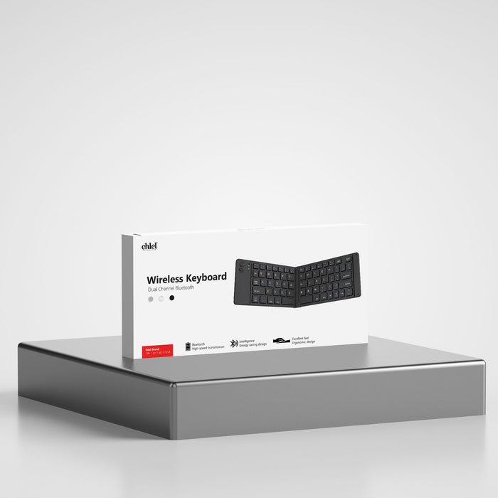 Portable Foldable Wireless Keyboard With Dual Channel Bluetooth– Ehlel